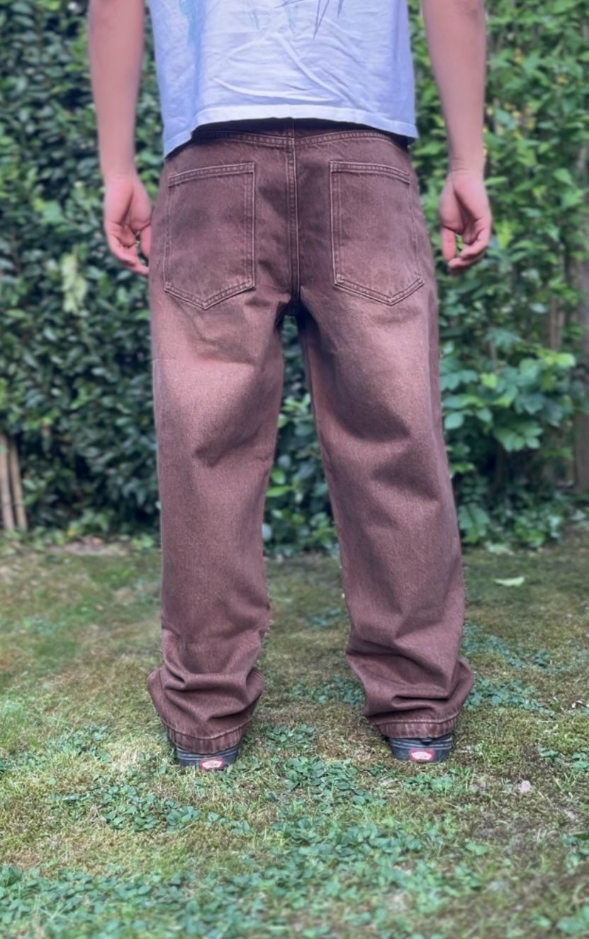 Brown riding pants with Zip Pockets (Pre-Order) – SIDE7clothing
